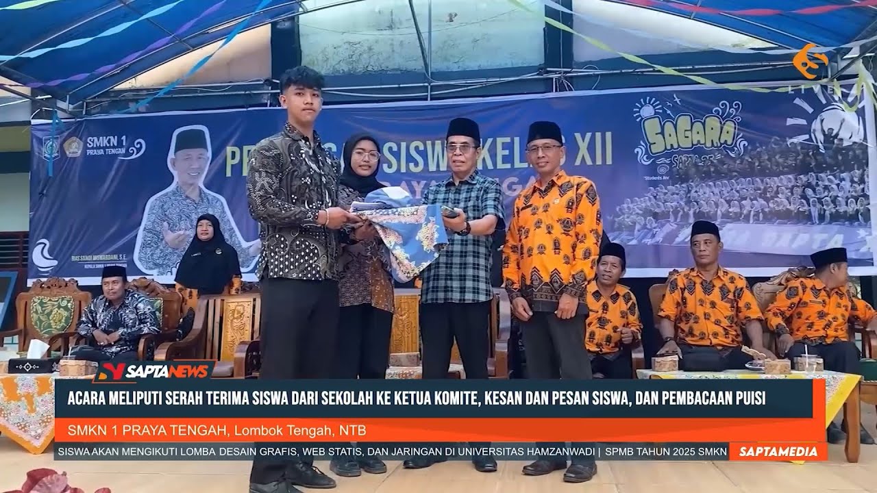 🔴 LIVE SAPTA NEWS - SENIN, 24 MEI 2025 - SMKN 1 PRAYA TENGAH